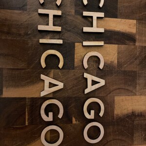 100 1 Painted Laser Cut Wood Letters One Inch Crafting - Etsy