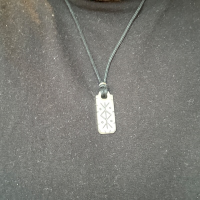 VALFREYJA Lady of the Slain Talisman in Sterling Silver Viking Rune ...