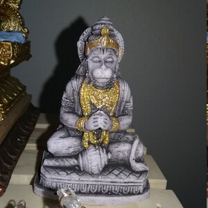 Small Lord HANUMAN Statue Hanuman Stone Statue Hanumantha - Etsy