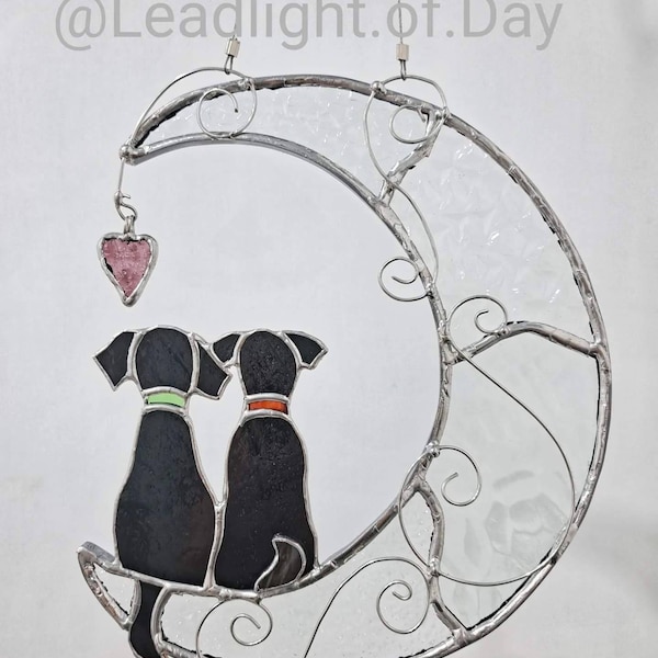 Stained Glass Pups - Pattern - Etsy