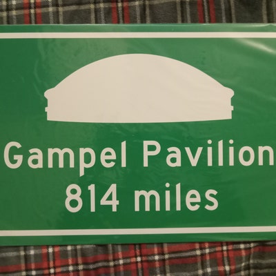 Custom Stadium Road Sign Pick Your Team and Customize the Distance From ...