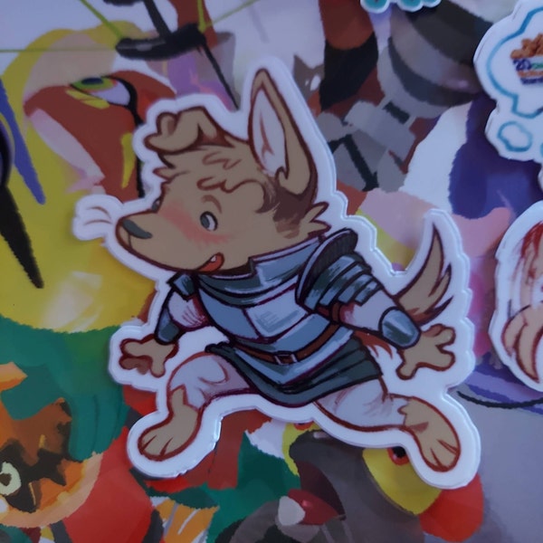 Dog Laios Stickers Dungeon Meshi - Etsy UK