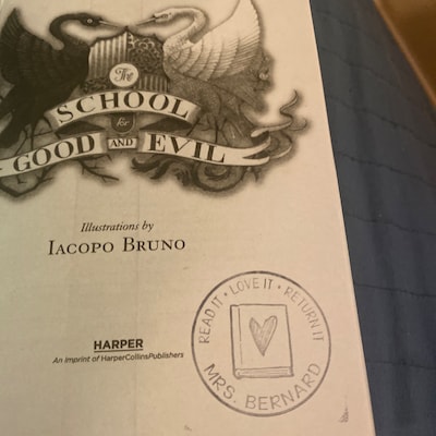 Library of Stamp Classroom of Books Stamper Teacher Gift Graduation ...