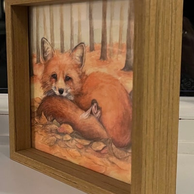 Custom Large Floating Frame in White Oak Veneer, Double Sided Frame for ...