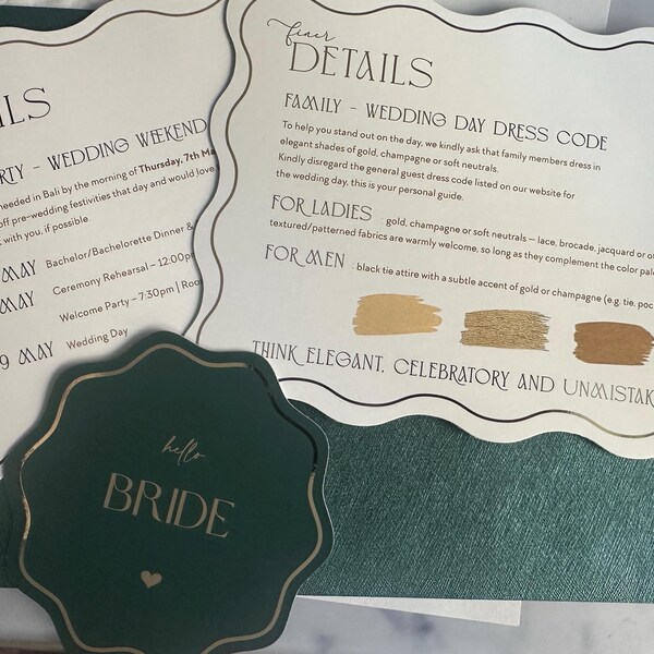 Pink Bridal Shower Wave Wedding Menu Printed Wavy Oval Shaped Wedding ...