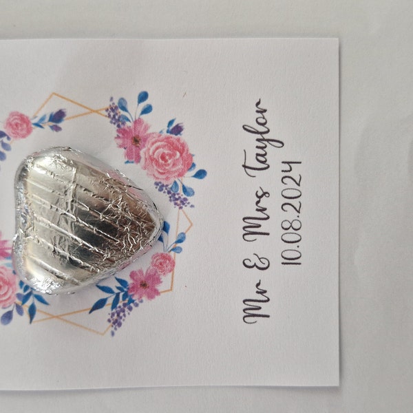 Scratch Card Holder | Wedding Favours | Wedding | - Etsy