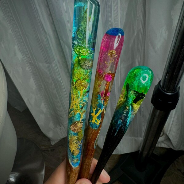 Custom Magic Wand - Perfect Personalized Handmade Gift for Witch Wizard ...