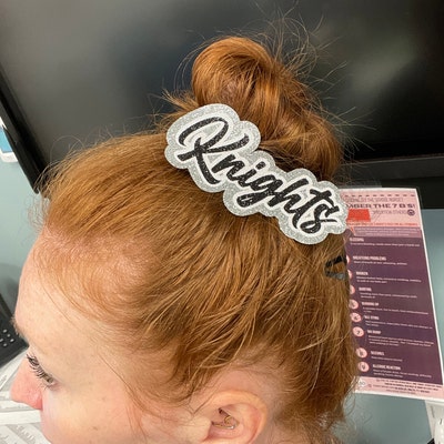 Paw Print Hair Clip Team Gift for Band Color Guard Baton Twirlers Dance ...