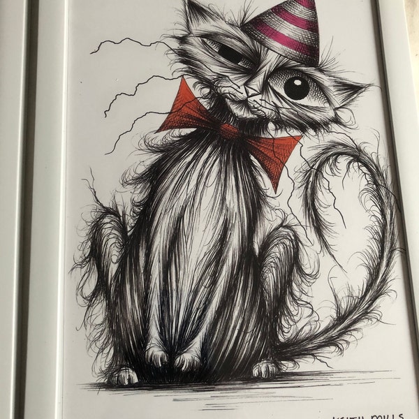 Ugly Cat Print Download Horrid Shabby Scruffy Nasty Moggy Who Needs a ...