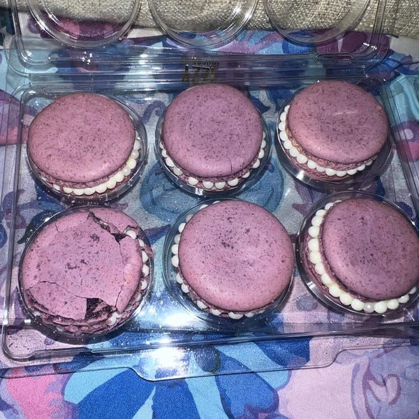 Blue Teal Macarons - French Macarons Gift - Choose Your Flavors - ICE ...