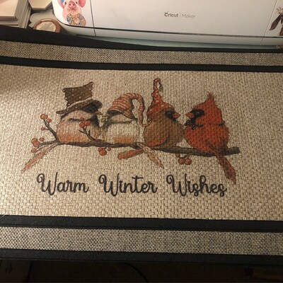 Chickadees Cardinals Candy Cane Hand Painted PNG Sublimation - Etsy