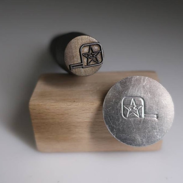 Custom Blacksmith Touchmark Stamp Custom Steel Hand Stamp Stainless ...