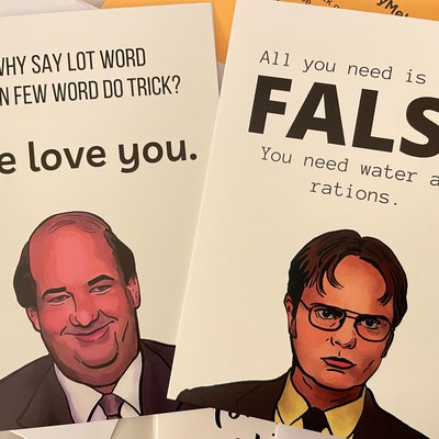 Dwight You're Leaving Co-worker Farewell Card - Etsy