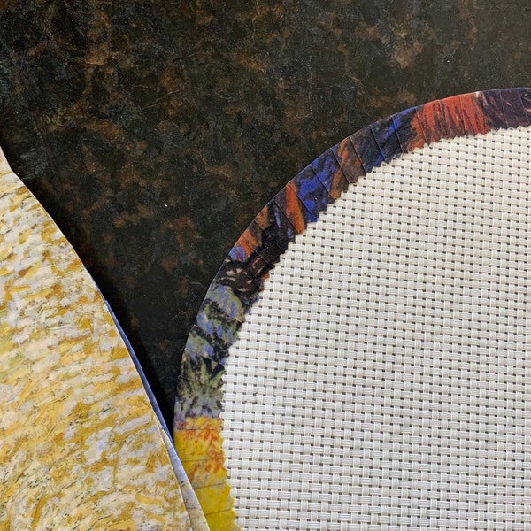 William Morris Snake Head Wedge Placemats for Round Table Tactile ...