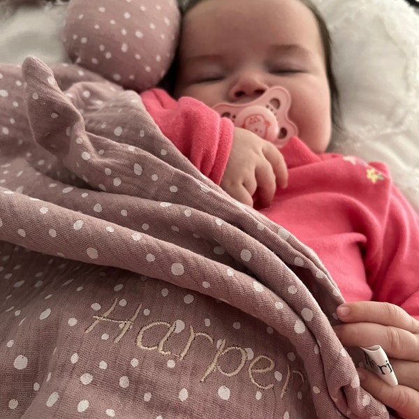 Personalised Baby Comforter | Bunny Comforter | Unisex Newborn Gift ...