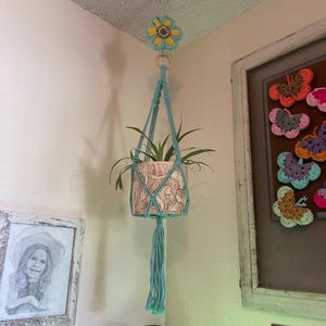 The Grinch Christmas Macrame Pixel Wall Hanging - Etsy