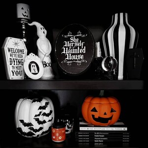 Haunted House Plaque Witchcraft Gothic Witch Spooky | Etsy