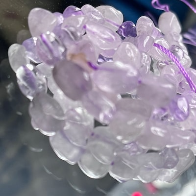 Matte Light Purple Mystic Aura Quartz Loose Beads Round Shape - Etsy