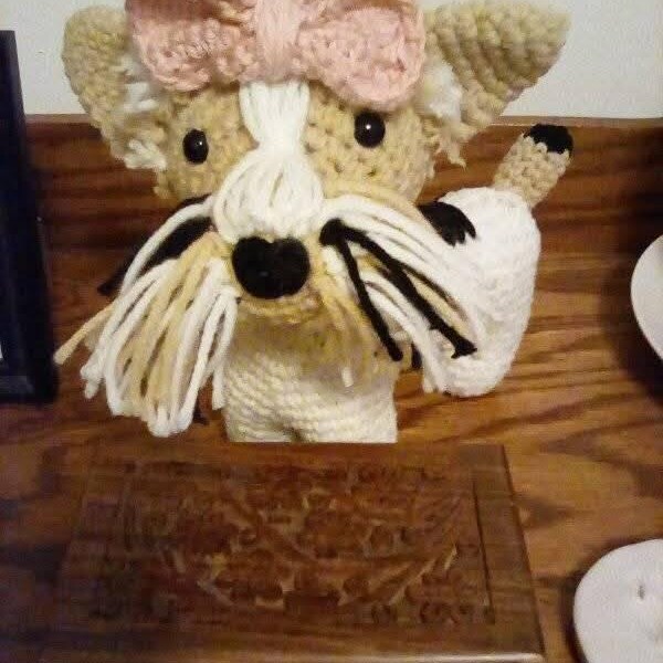 Yorkshire Terrier Yorkie Dog Amigurumi Crochet Pattern: Step-by-step ...