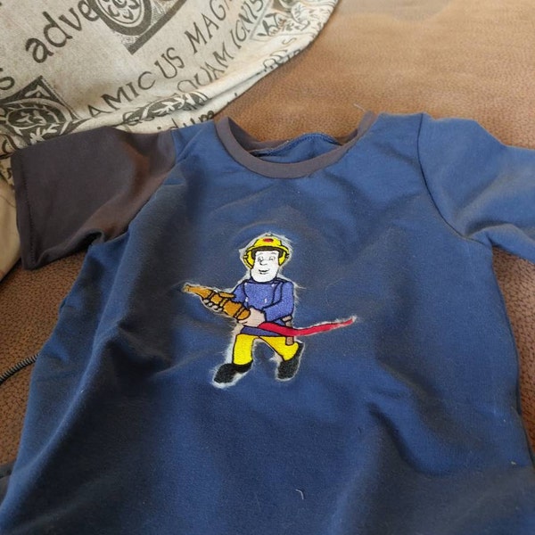 Fireman Sam Machine Embroidery Design - 2 Designs - 4,5,6 Inch Size ...
