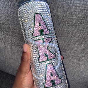 Personalized Delta Sigma Theta Bling Tumbler-dst-custom Rhinestone ...