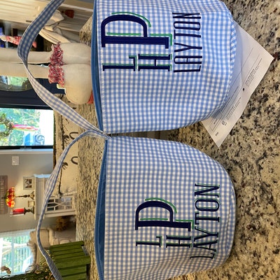 Monogrammed Laundry Bag Graduation Gift Summer Camp Laundry Hamper ...