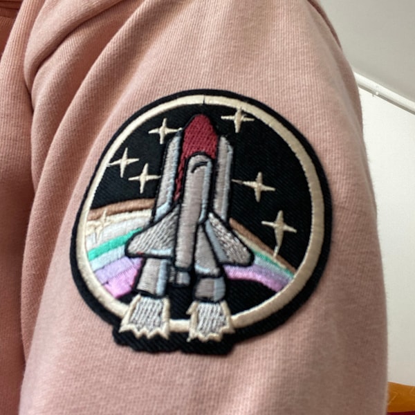Embroidered Rocket Patch, Iron-on Badge - Etsy