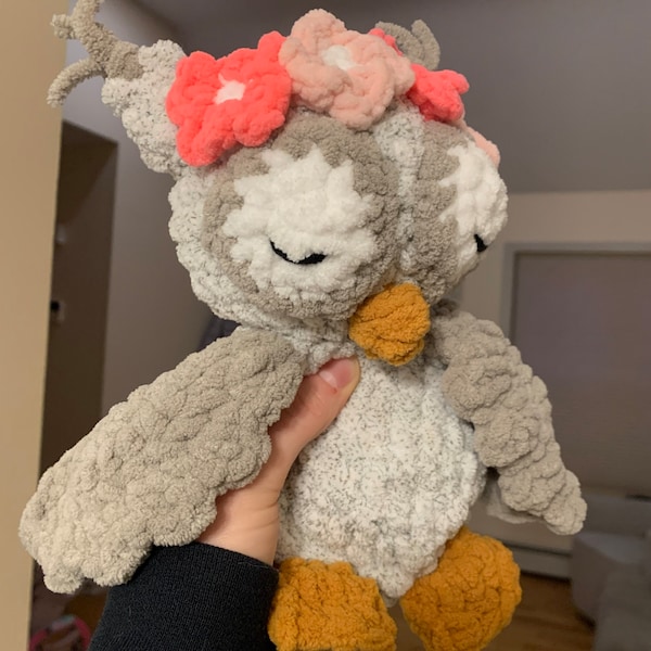 Pattern: Oakley the Owl Snuggler Pattern, Crochet Owl, Crochet Pattern ...