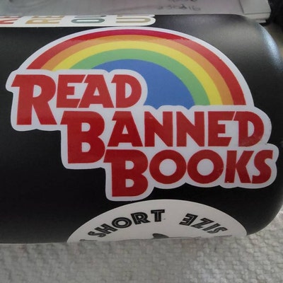 Read Banned Books Sticker - Etsy