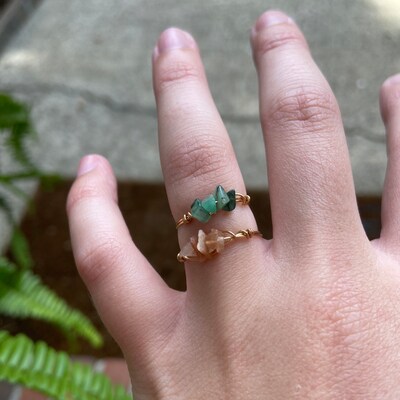 Sunstone Crystal Ring Made to Order Raw All Natural Free Shipping - Etsy