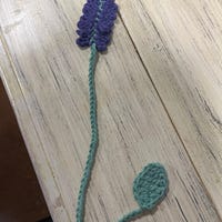 Lavender Bookmark Crochet PDF Pattern | Easy Beginner Crochet Tutorial ...