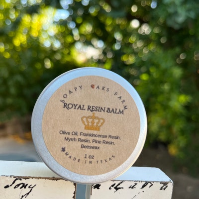 Royal Resin Balm frankincense, Myrrh & Pine - Etsy