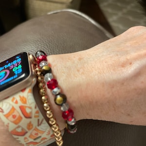 Ohio State Bracelet, Buckeyes Bracelet, Ohio State Fan Gift, Buckeye ...