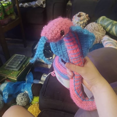 Crochet Pattern Snake and Cobra SET 2 in 1 PDF Tutorial Amigurumi Snake ...