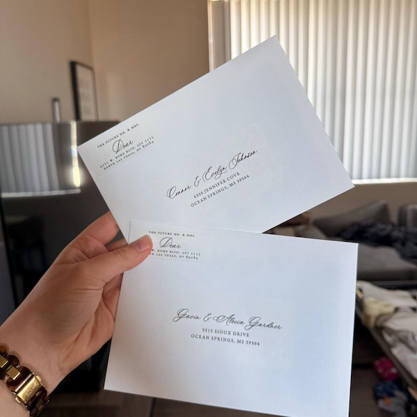 Guest Address Labels, Clear Address Labels, Wedding Address Labels ...