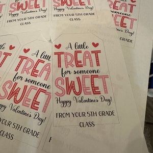 EDITABLE Valentine Gift Tags, Printable Kids Valentine Tags, Classroom ...