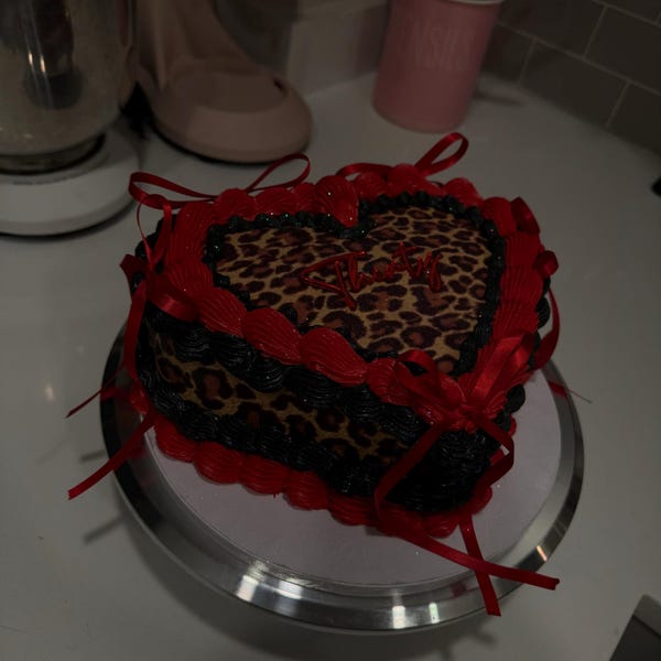 Leopard Print Edible Image Cake Wrap - Etsy