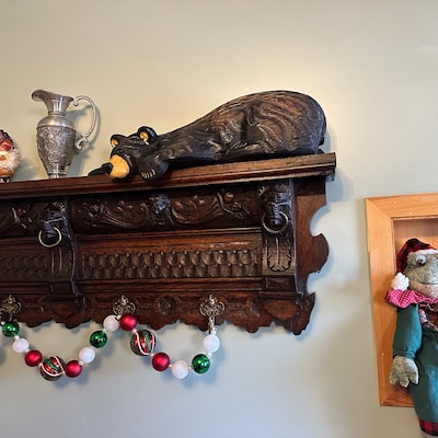 Chainsaw Carved Rail Bear - Etsy