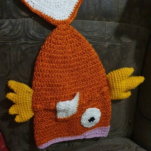 CROCHET PATTERN: Magikarp Slouchy Hat - Etsy