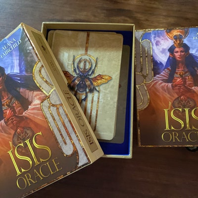 Isis Oracle Cards & Guidebook Set Tarot Card Deck Book Kit Magick Magic ...