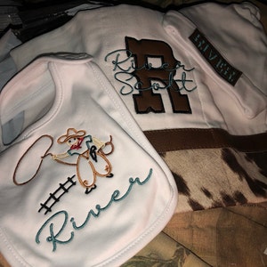 Western Cowboy Footed Sleeper for Boy Personalized Boho Cow Skull - Etsy