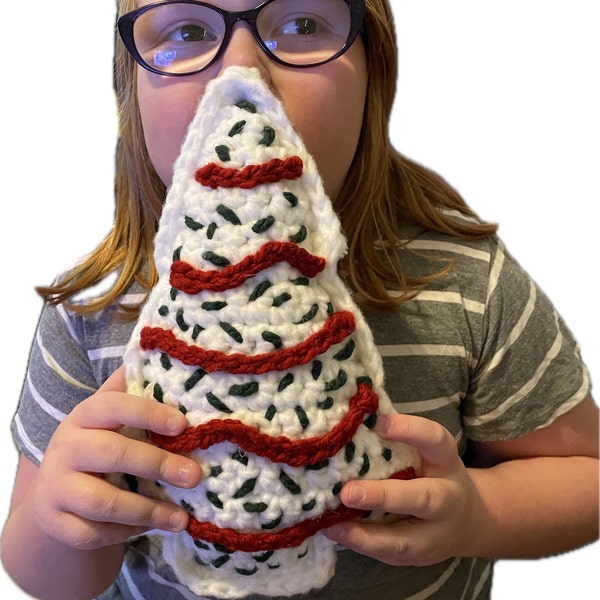 Christmas Tree Cuddler Crochet Pattern by Sheepish Stitches | Christmas ...