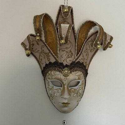 Elegant Eye Masks With Silver and Golden Decorations Hand-painted ...