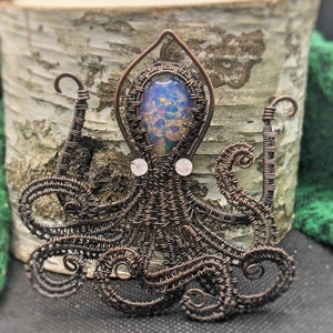 Wire Wrapped Octopus Pendant Tutorial, Kraken Necklace Tutorial, Wire ...