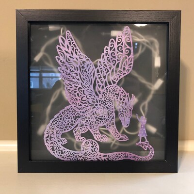 Dragon and Girl Svg, Dragon Svg Files Fairy Tale, Monster Svg Instant ...