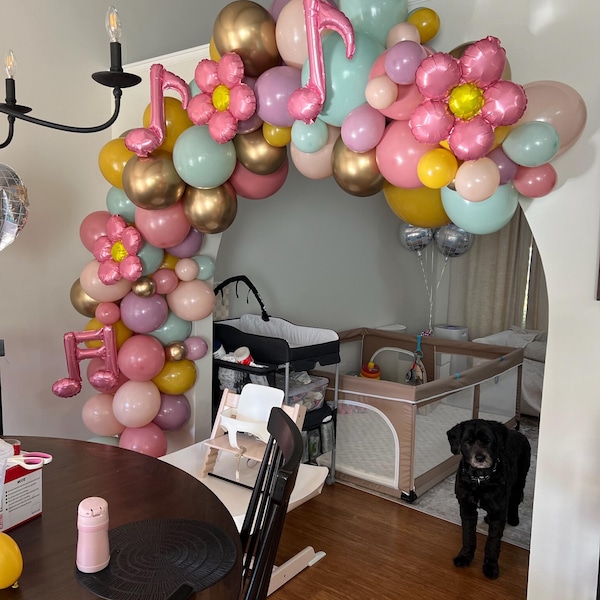 Boho Peach Blush DIY Balloon Garland Arch Kit Cream, White, Neutral ...