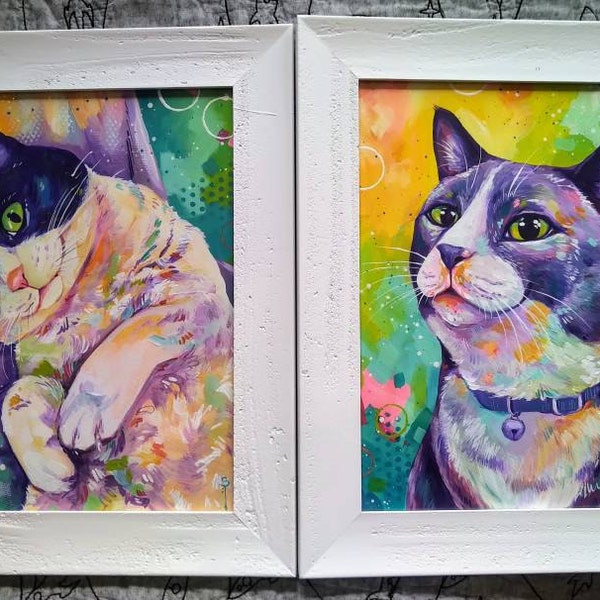 3 Colors Plus - Colorful Traditional Abstract Painting, Wall Art or ...