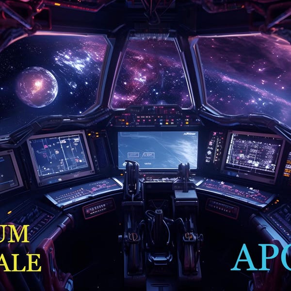 Spaceship Background, Cockpit Background, AI Art, Zoom Background ...