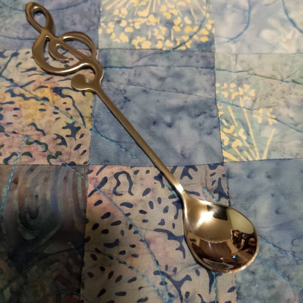 Music Treble Clef Spoon, Book Clip, Piano Gift, Guitar Gift, Ukulele ...