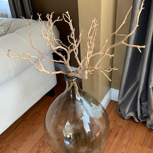 Round Flat Demijohn Table Vases Design Green Demijohns Green Onion Vase ...